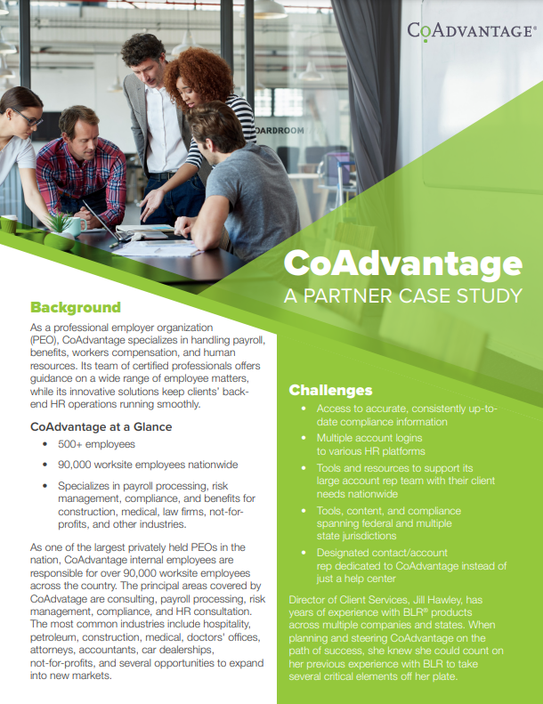 CoAdvantage: A partner case study – BLR