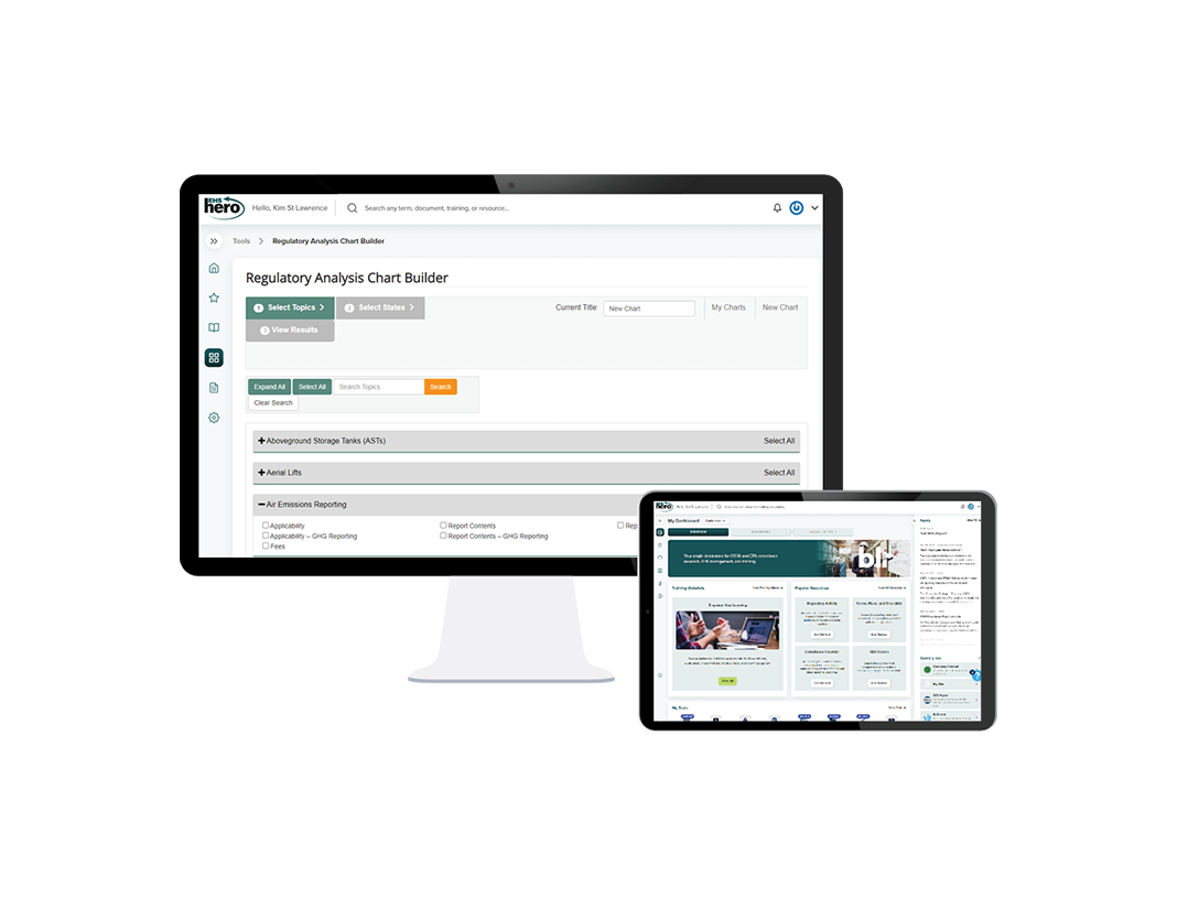 Regulatory Analysis Chart Builder – BLR